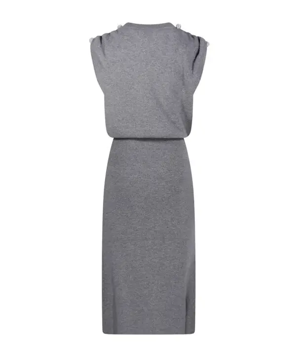 Giuseppe Di Morabito Embellished Knitted Midi Dress