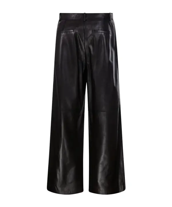 P.a.r.o.s.h Straight Leg Trousers With Belt Loops