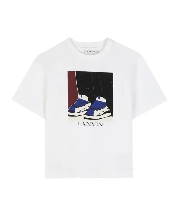 LANVIN Graphic Printed Crewneck T-shirt