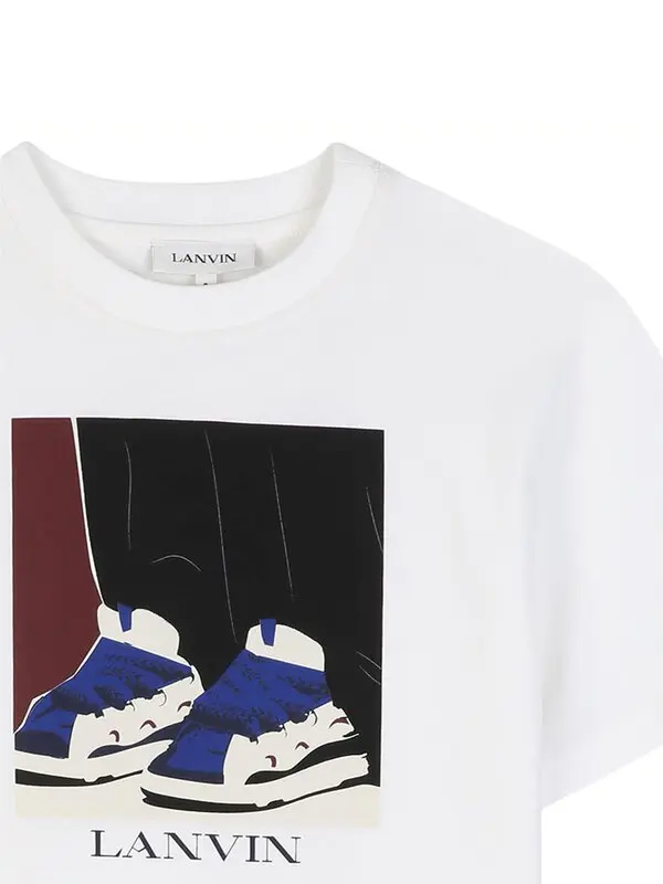 LANVIN Graphic Printed Crewneck T-shirt