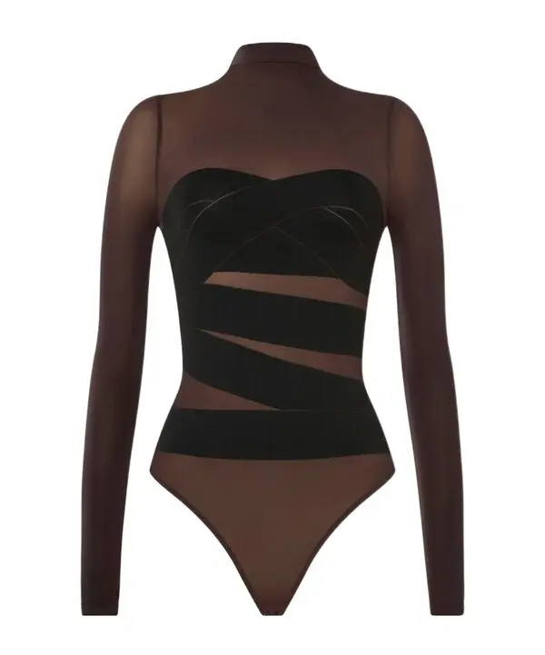 Wolford Long-sleeve Bodysuit - Black
