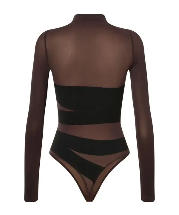 Wolford Long-sleeve Bodysuit - Black