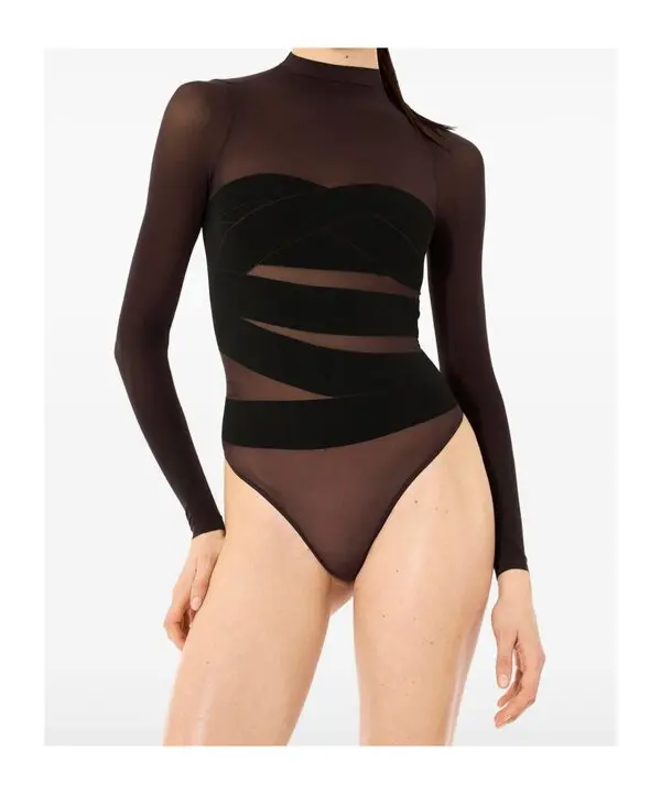 Wolford Long-sleeve Bodysuit - Black