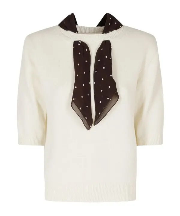SEMICOUTURE Short-sleeved Sweater