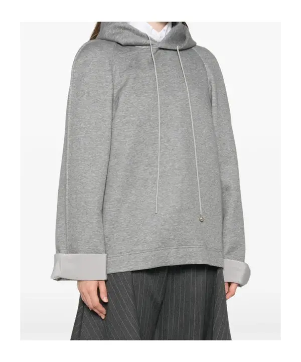 Carven Long-sleeved Hooded Sweatshirt