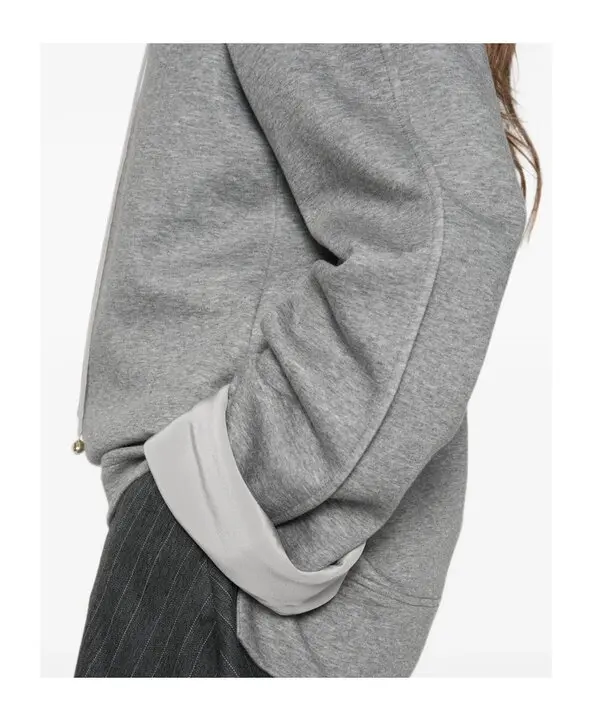 Carven Long-sleeved Hooded Sweatshirt