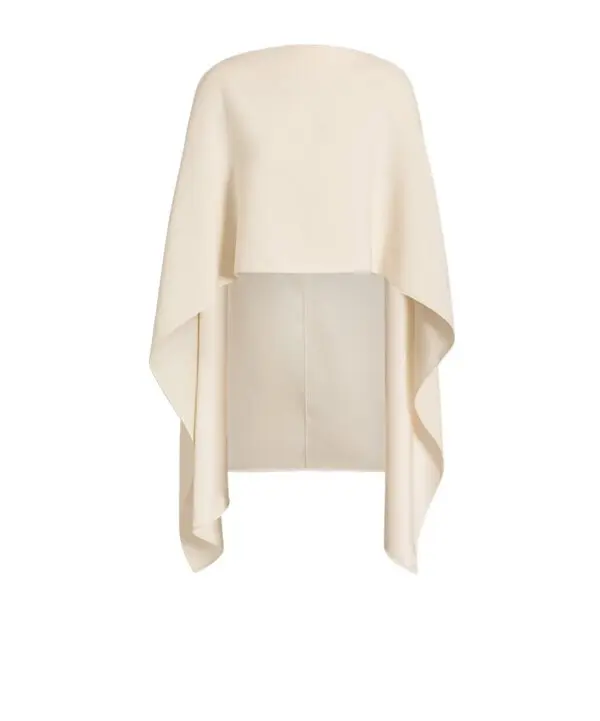 Alberta Ferretti Asymmetrical High-low Fluid Cape