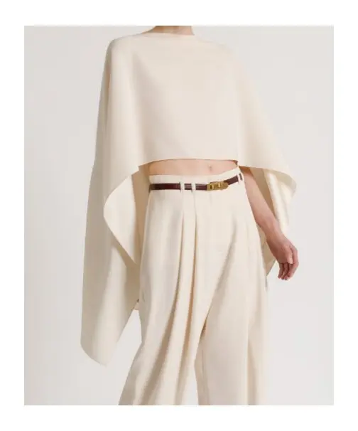 Alberta Ferretti Asymmetrical High-low Fluid Cape