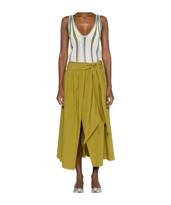 FORTE_FORTE Belted Skirt