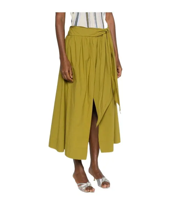 FORTE_FORTE Belted Skirt