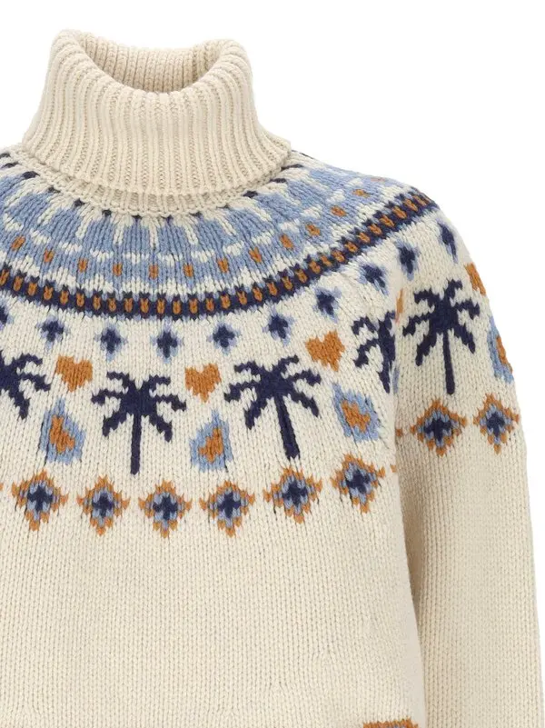 Alanui Sweet Winter" Jacquard Turtleneck Sweater