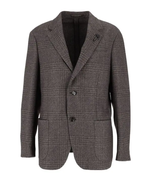 LARDINI Single Breasted Tailored Blazer