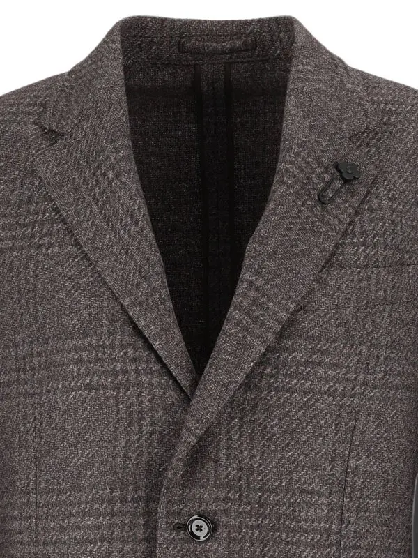 LARDINI Single Breasted Tailored Blazer