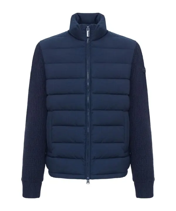 COLMAR Padded Jacket With Knit Sleeves