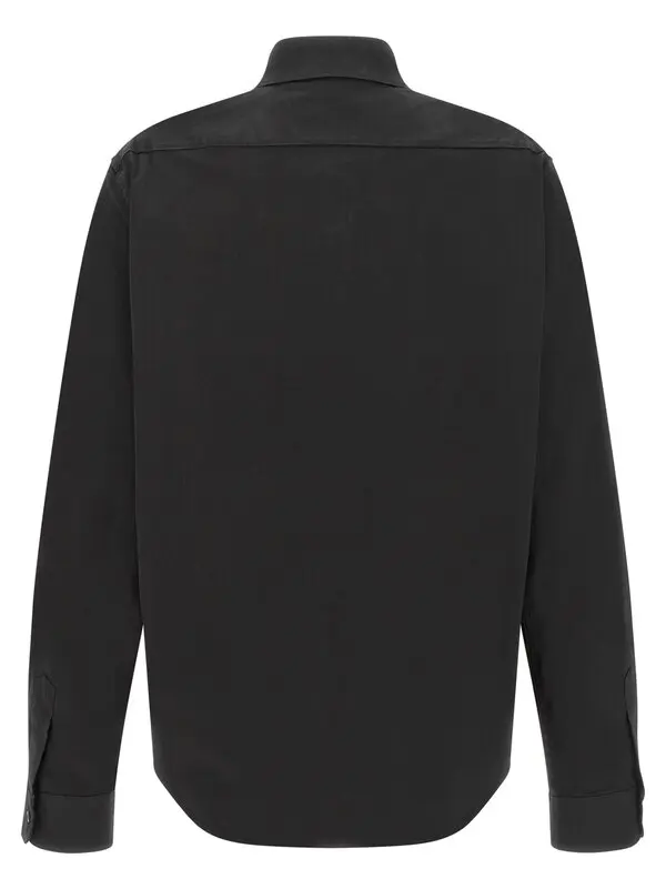 Miu Miu Stretch Poplin Shirt - Black