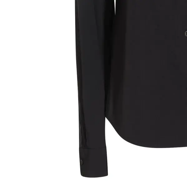 Miu Miu Stretch Poplin Shirt - Black