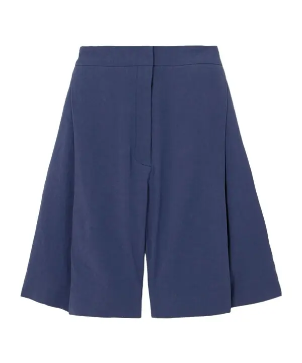 Tove Pleated Linen-blend Shorts
