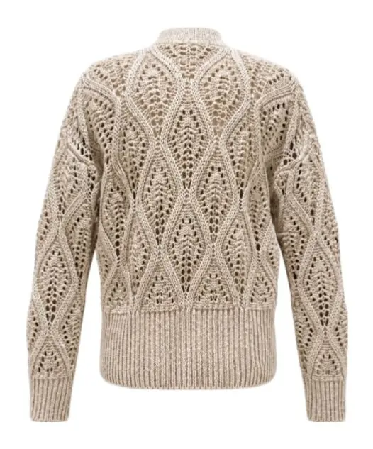 Eleventy Long-sleeve Knit Top With Cut-out Details