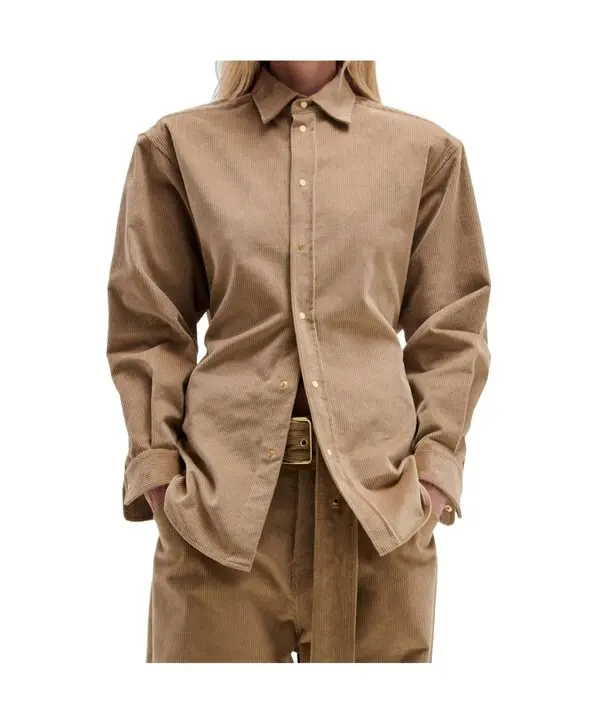 DARKPARK Anne Corduroy Tailored Shirt