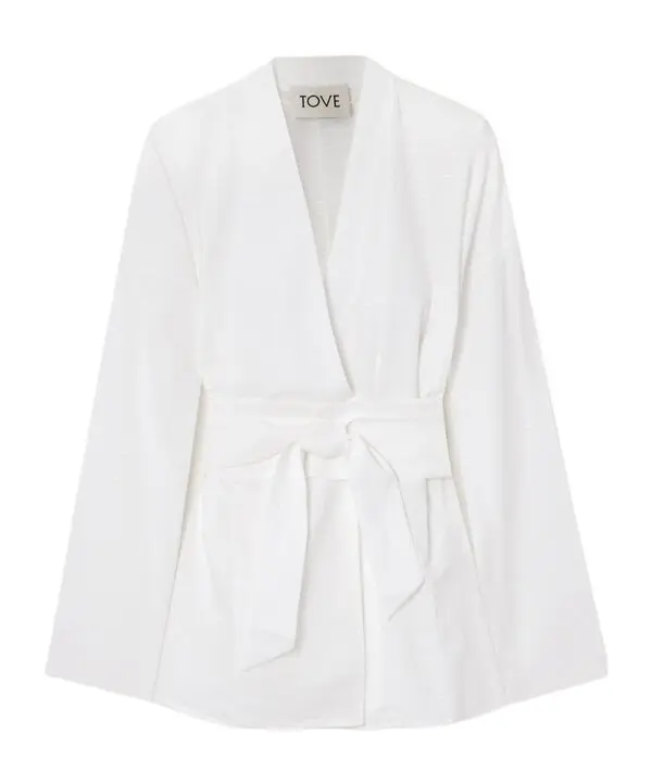 Tove Belted Cotton Ripstop Shirt - No