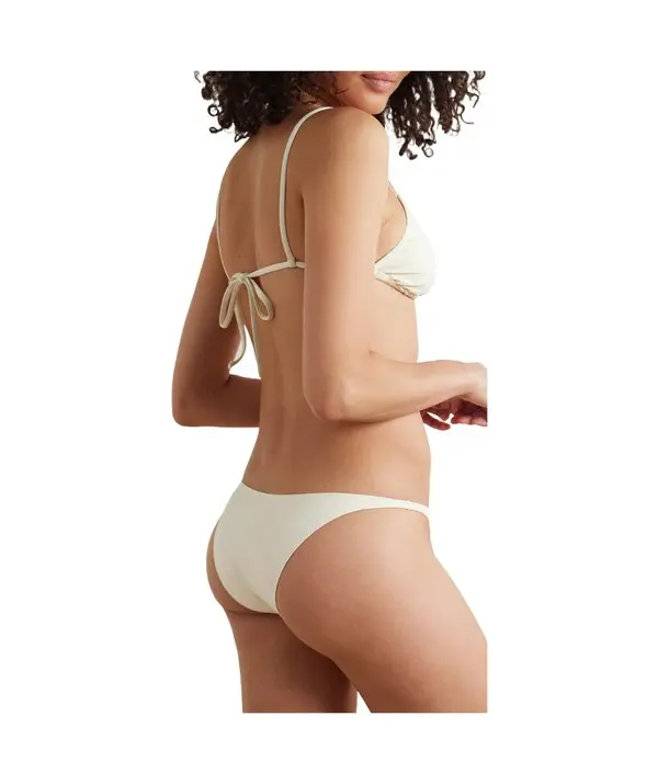 ST. AGNI Triangle Bikini Top - White