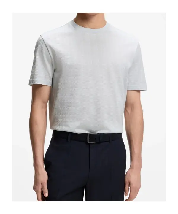 Hugo Boss Regular-fit Textured T-shirt