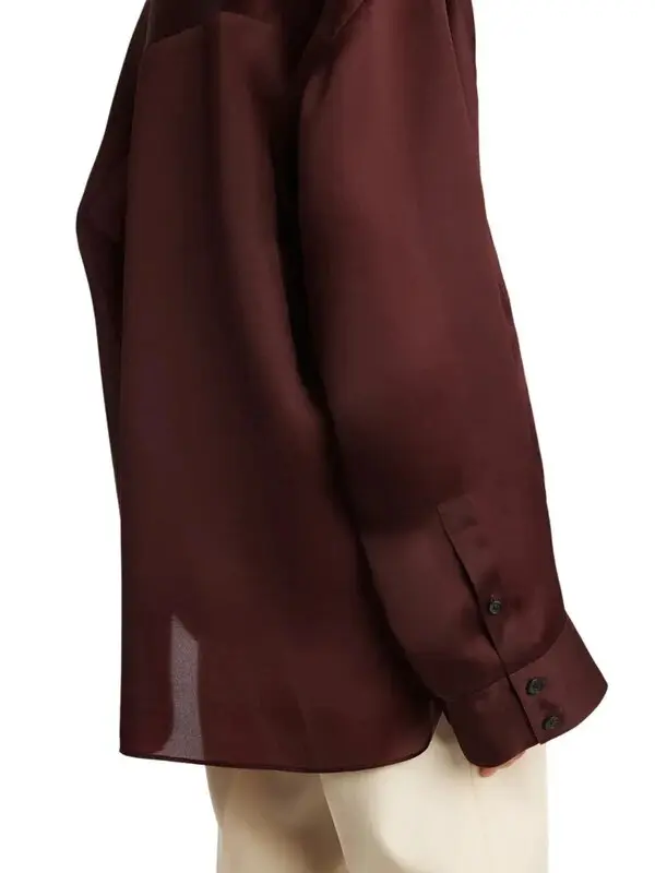 Khaite Lapel Long-sleeved Shirt