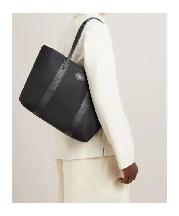 Mulberry Logo Patch Top Handle Bag