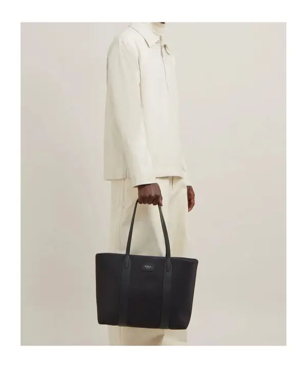 Mulberry Logo Patch Top Handle Bag