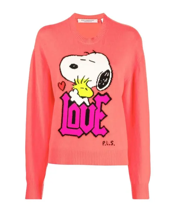 Philosophy Di Lorenzo Serafini X Peanuts 'love' Jumper