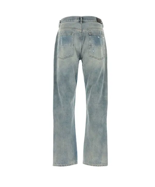 Amiri Straight Mx1 Distressed Jeans