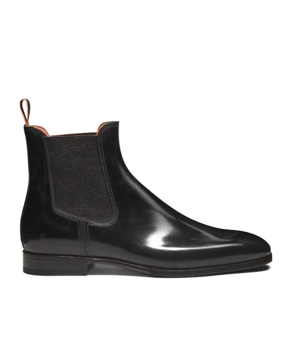 Santoni Pull-tab Chelsea Boots