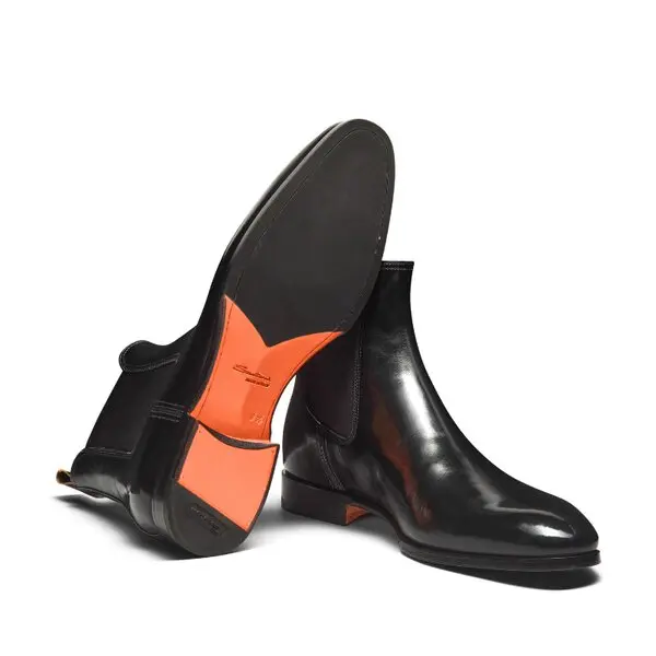 Santoni Pull-tab Chelsea Boots