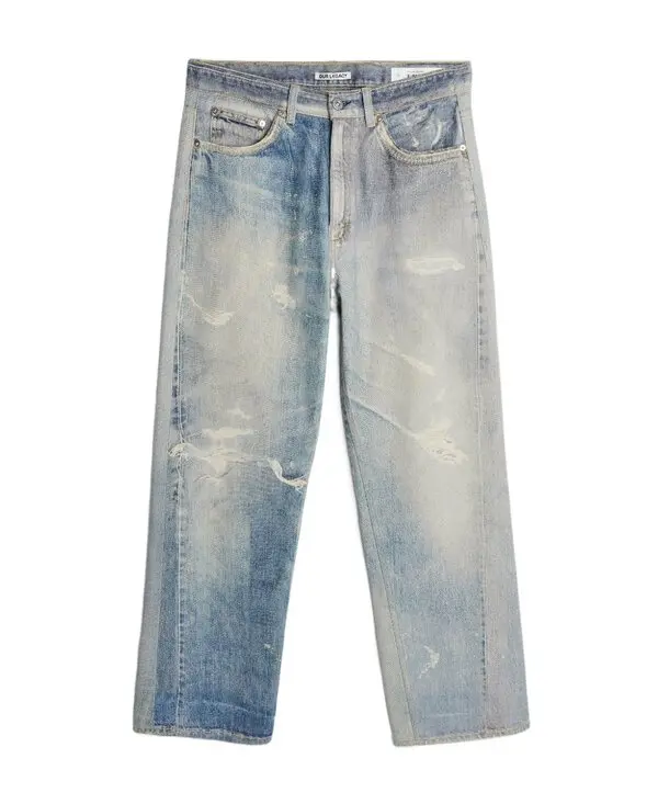 Our Legacy Wide Leg Printed Jeans