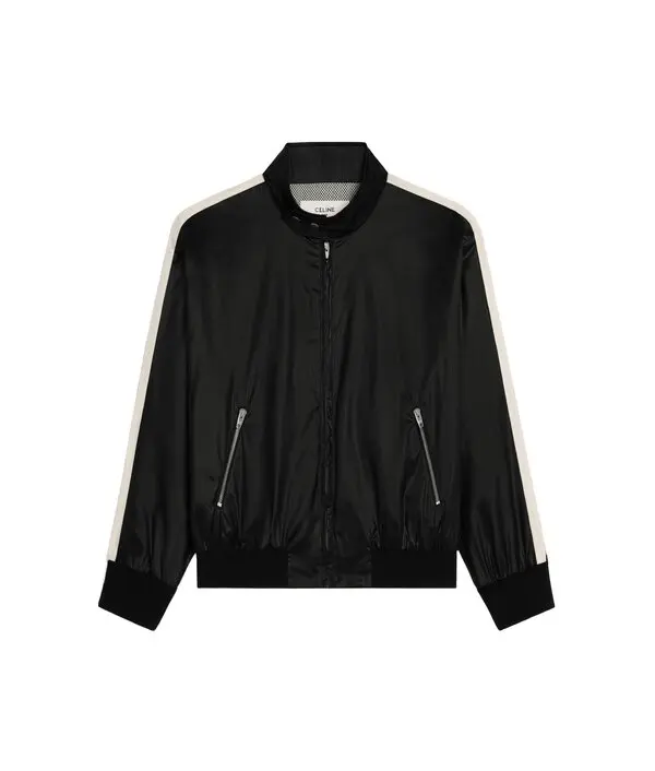 Celine Dash Snow Blouson Jacket In Lightweight Nylon