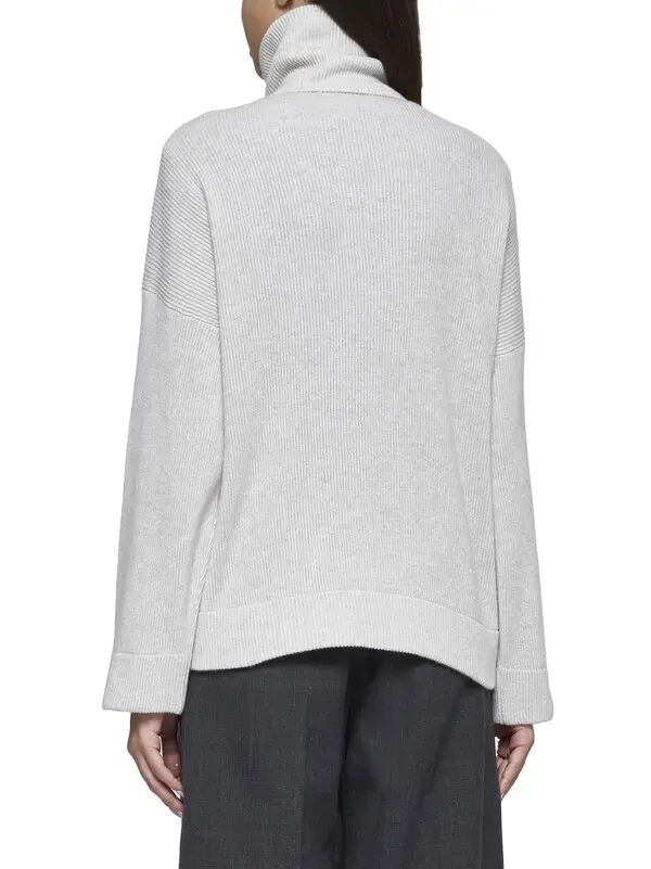 Brunello Cucinelli High-neck Knitted Jumper