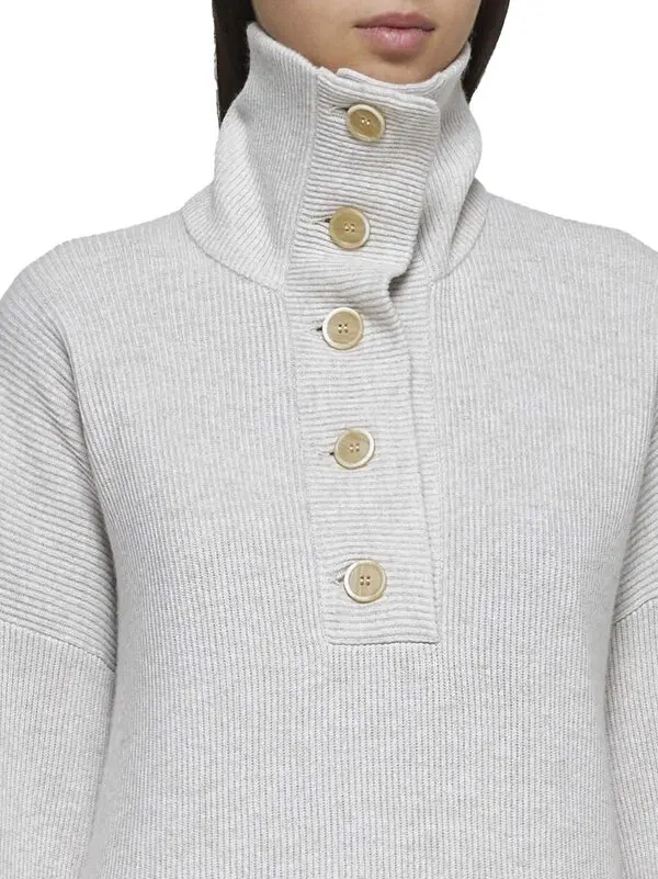 Brunello Cucinelli High-neck Knitted Jumper