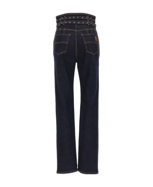 Philosophy Di Lorenzo Serafini Philosophy Di Lorenz High Waist Belted Jeans