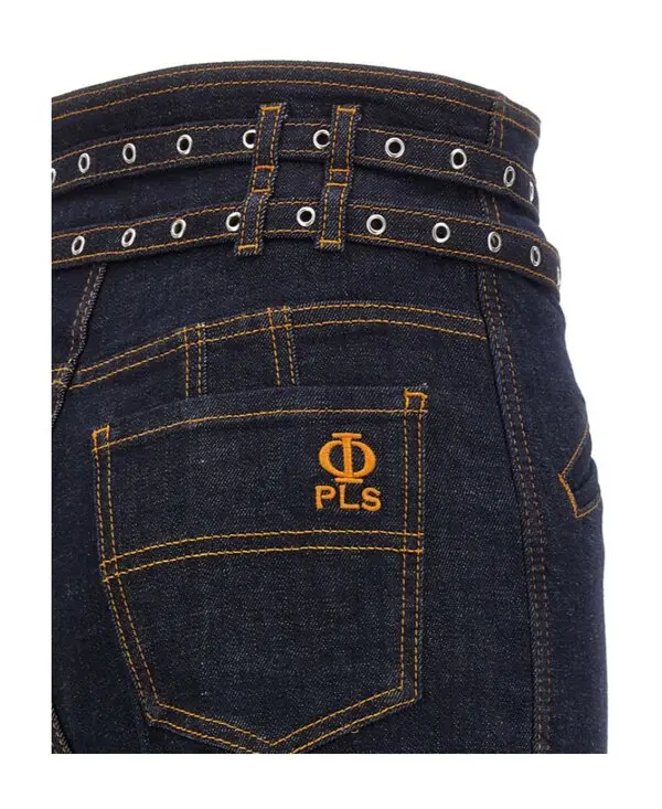 Philosophy Di Lorenzo Serafini Philosophy Di Lorenz High Waist Belted Jeans