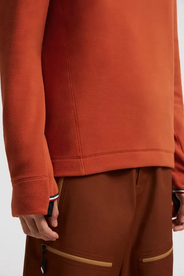 Moncler Stretch Fleece Sweatshirt - Oranges