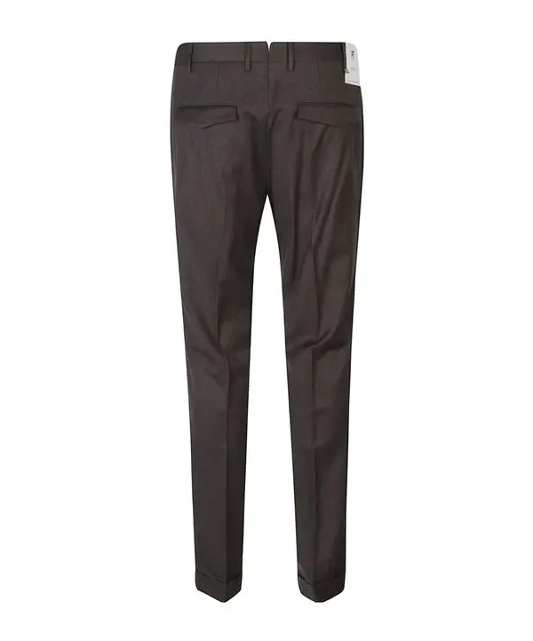PT TORINO Virgin Wool Blend Straight-leg Trousers
