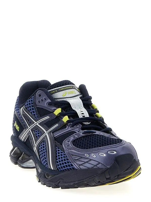 Asics Metallic Rubber-trimmed Mesh Sneakers