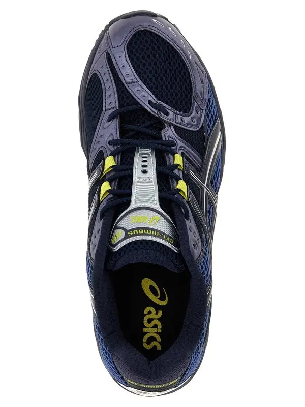 Asics Metallic Rubber-trimmed Mesh Sneakers