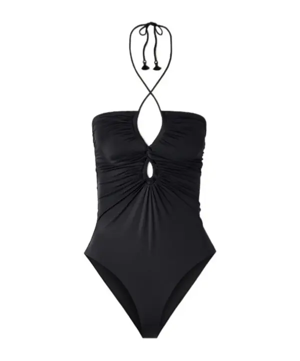 Johanna Ortiz Halter One-piece Swimsuit