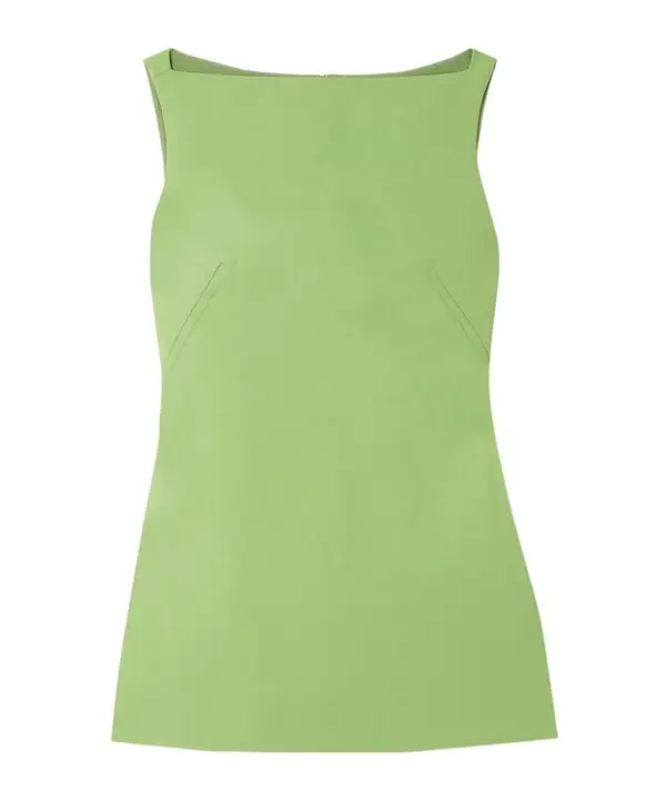 EMILIA WICKSTEAD Rifer Wool-crepe Mini Dress