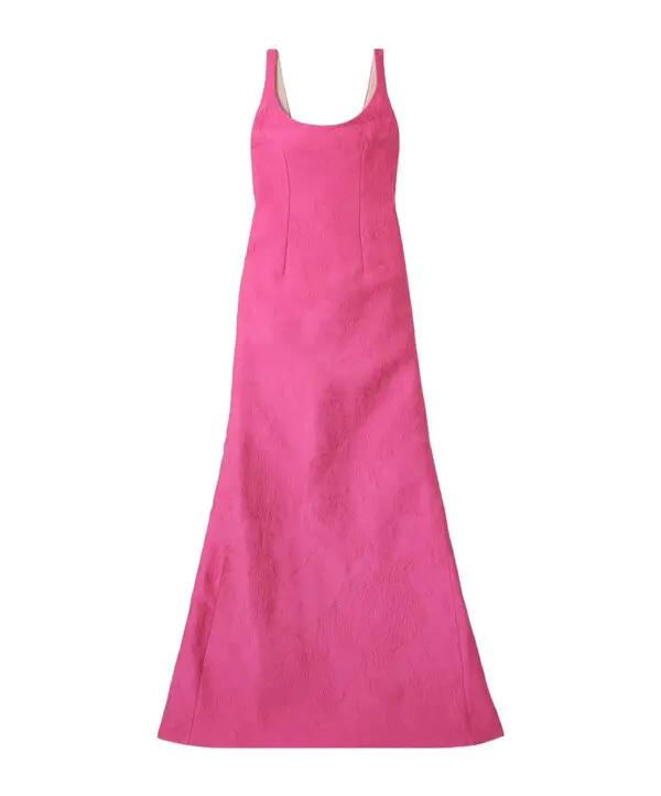 EMILIA WICKSTEAD Ninette Pleated Cloqué Gown