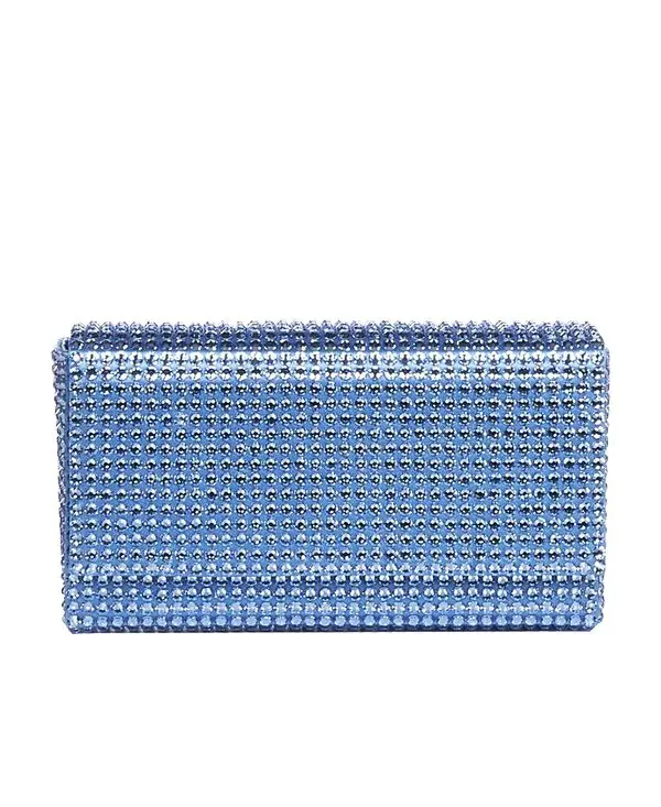 Amina Muaddi Crystal Decorated Shoulder Bag