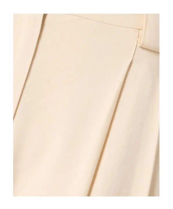 A.L.C. Pleated Linen-blend Twill Wide-leg Trousers