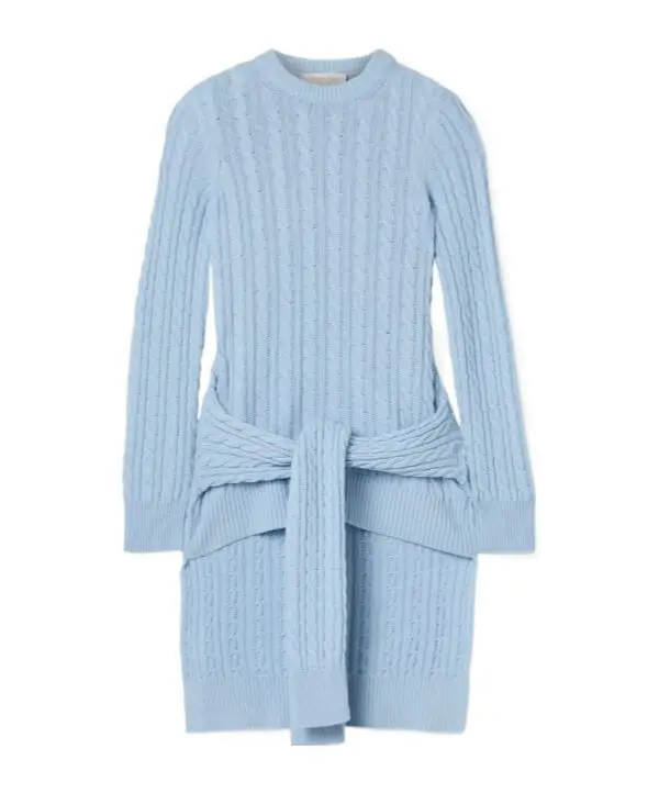 Michael Kors Asymmetric Cable-knit Cashmere Sweater