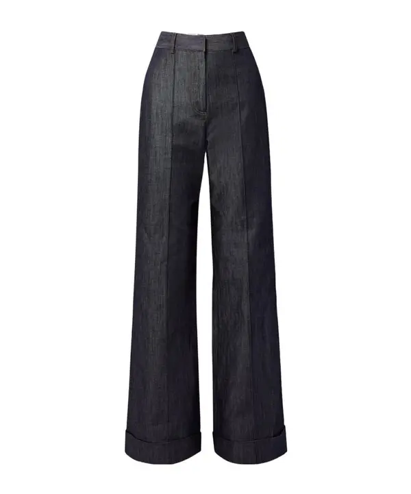 Adam Lippes High-waist Straight-leg Jeans